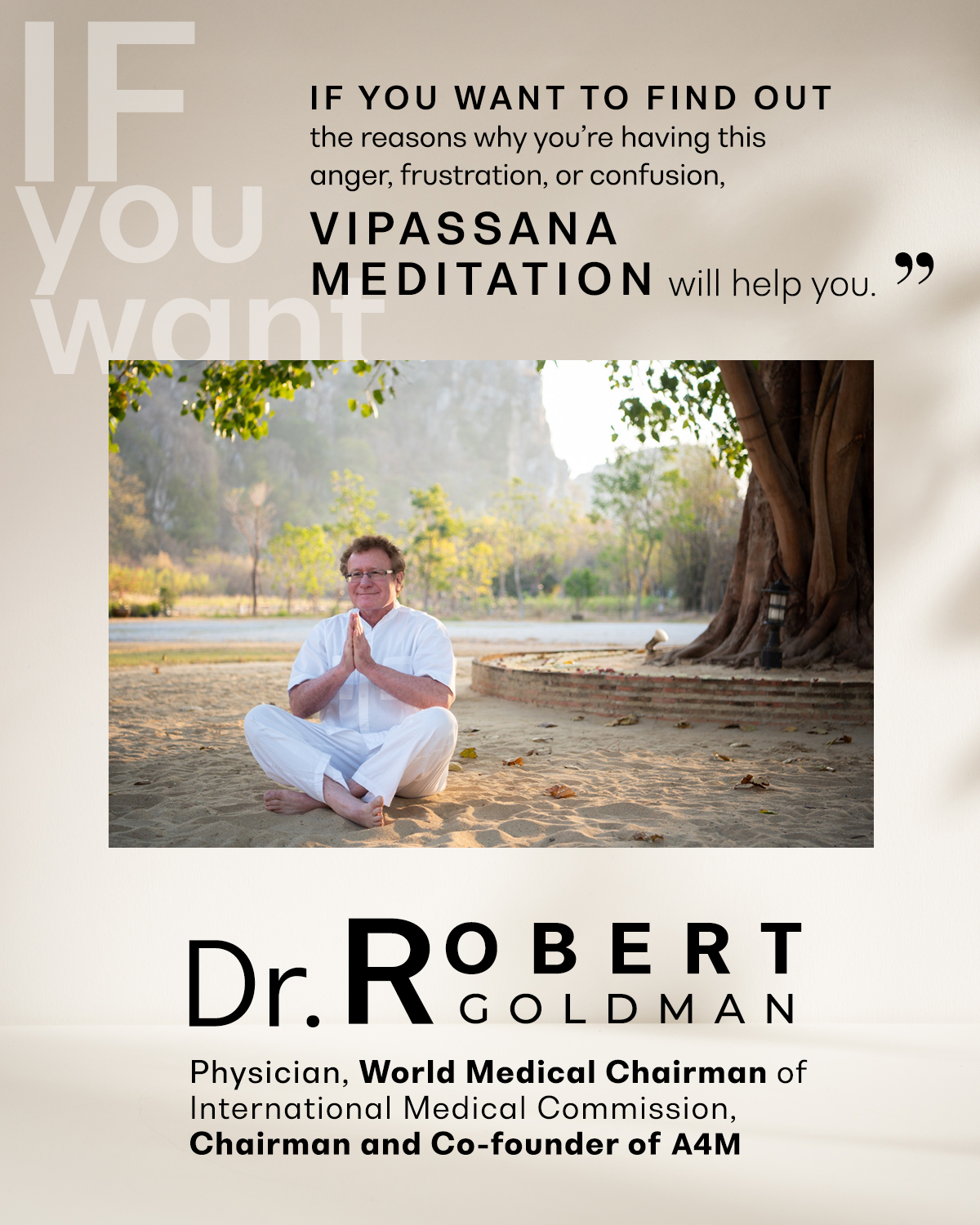 Dr. Robert Goldman - Master Acharavadee